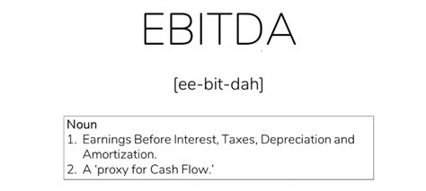 Ebitda Definition Application And Pitfalls