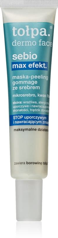 Tołpa Dermo Face Sebio пілінг та маска для проблемної шкіри Notino Ua Великий асортимент