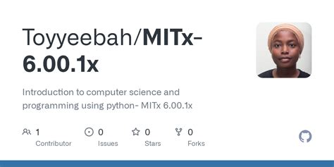 Github Toyyeebahmitx 6001x Introduction To Computer Science And