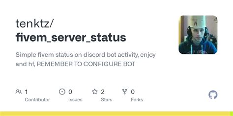 Github Tenktzfivemserverstatus Simple Fivem Status On Discord Bot