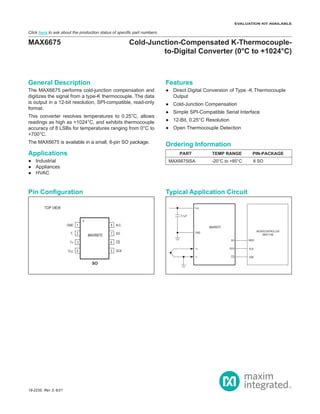MAX6675 Pdf