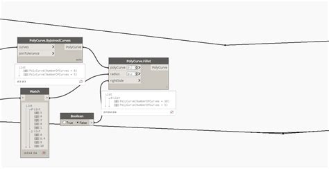 PolyCurve Fillet With Multi Curve Input Issue Geometry Dynamo