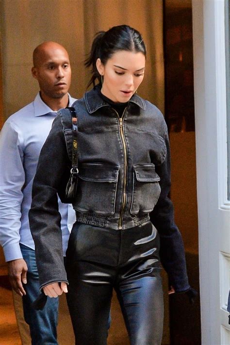 Kendall Jenner Leaves Victorias Secret Office In New York Hawtcelebs