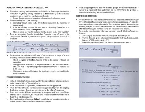 Pearson Product Moment Correlation Pearson Product Moment Correlation The Most Commonly Used