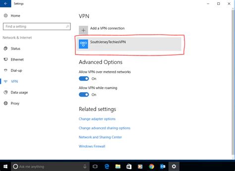 Windows 10 Pptp Vpn Setup Tutorial South Jersey Techies