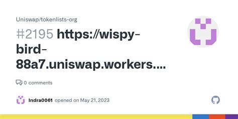 Wispy Bird 88a7uniswapworkersdevurltokenlistaave