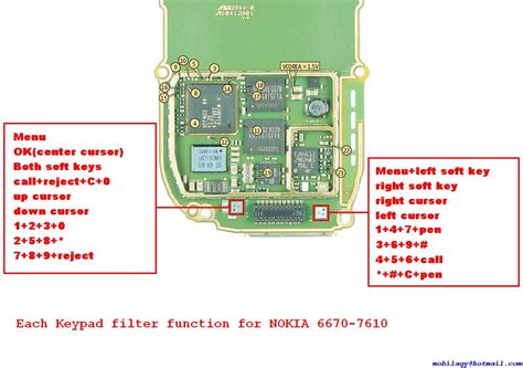 Nokia 7610 Keypad Ic Jumper Teknik Dasar Servis Hp