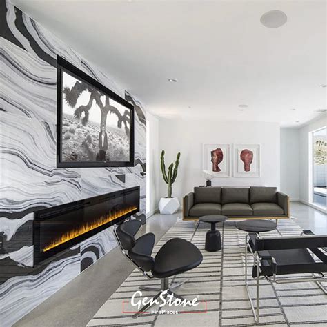 Bradford 100 Electric Fireplace Genstone