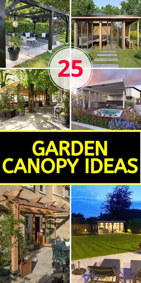 25 Garden Canopy Ideas Transform Your Outdoor Space With Stylish And