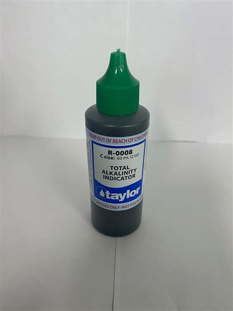 Taylor Total Alkalinity Indicator 60ml Pool Super Store