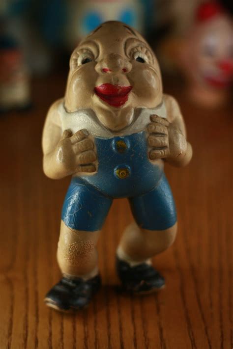 Mavin Antique 1934 Rubber Humpty Dumpty Figure Early Sun Rubber Co Seiberling
