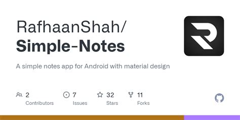 Github Rafhaanshahsimple Notes A Simple Notes App For Android With