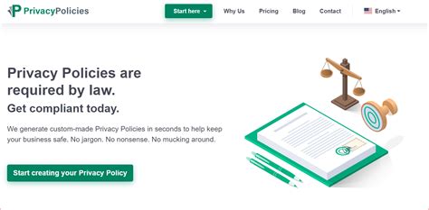 Woocommerce Privacy Policy Template