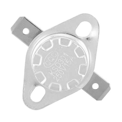 5 Pcs Thermostat Switch Ksd301 Thermostat 250v 15a Normal Closed