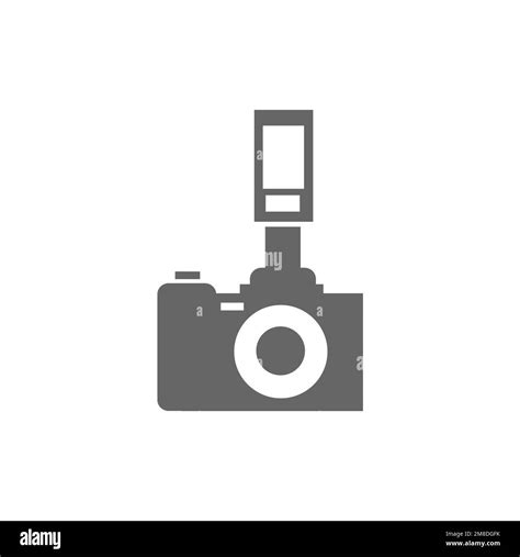 Camera Icon With Flash Common Graphics Resources Vector Illustrations