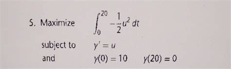 Solved Find The Optimal Paths Of Control State And Costate