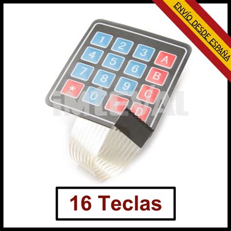 Teclado Matriz Membrana 4x4 Modulo Matrix Teclas Arduino Repuesto Electrónica Eur 285 Picclick De