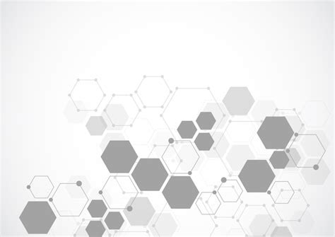 Premium Vector Molecular Structure Abstract Tech Background