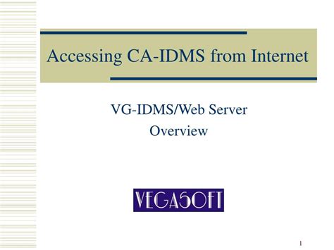 ppt accessing ca idms from internet powerpoint presentation free