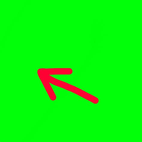 The Arrow On A Green Background