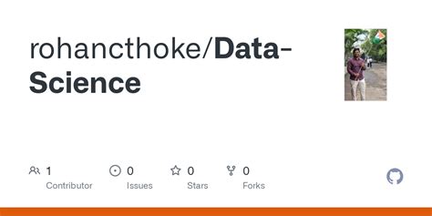 Github Rohancthokedata Science
