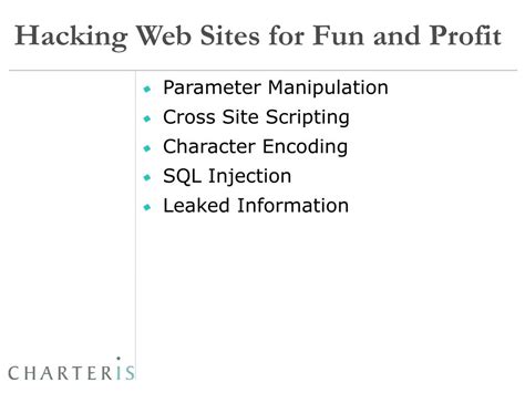Ppt Hacking Web Sites For Fun And Profit Powerpoint Presentation Free Download Id1400017