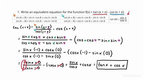 Equivalent Equations