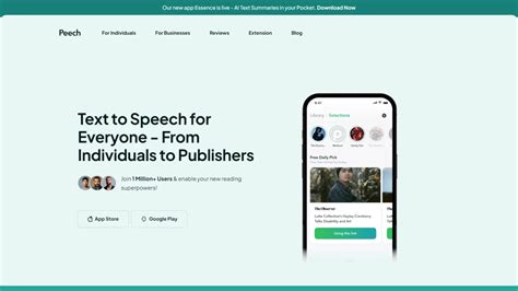 Peech Text To Immersive Speech For Everyone