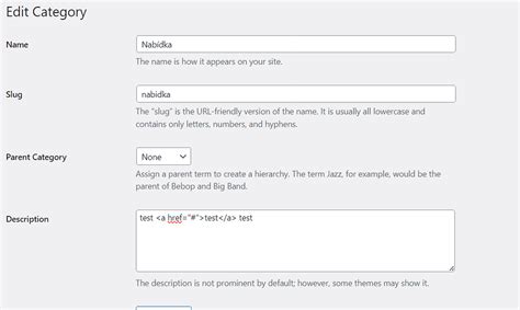 How To Enable And Display Html In Description Of Categories HivePress HivePress Community