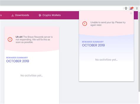 Change Alert Icon In Rewards Panel Issue Brave Brave Browser GitHub