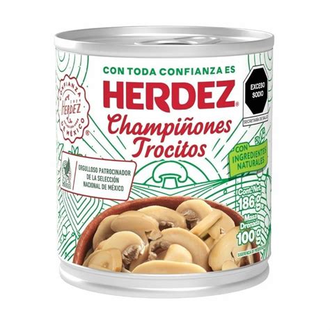 Champiñones Herdez En Trozos 186 G Bodega Aurrera Despensa A Tu Casa