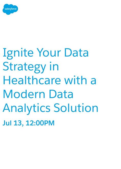 Lisa Imbert On Linkedin Ignite Your Data Strategy In Healthcare With A
