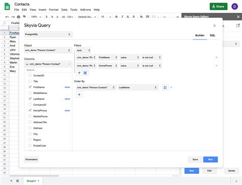Online PostgreSQL Query Builder SQL Editor