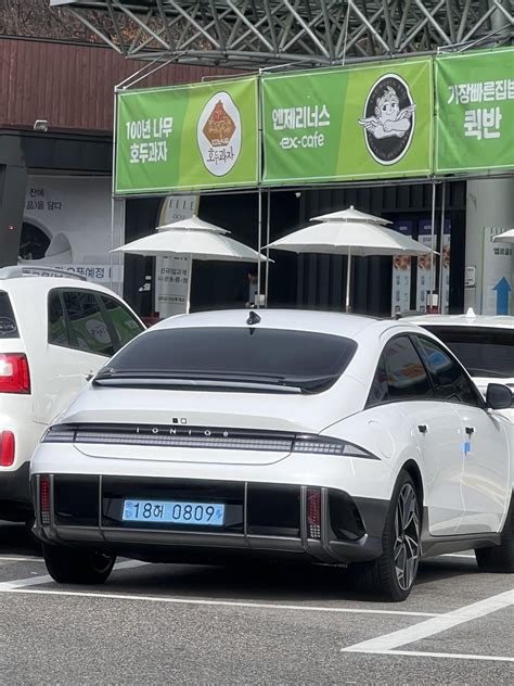 Hyundai Ionic 6 Spotted And It Didn T Disappoint It Looks A Bit Larger
