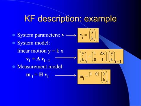 Kalman Filter Illustrated With 2d Example Ppt Kalman Filter Illustrated With 2d Example Ppt