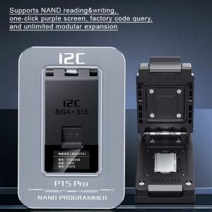 I2C P15 Pro AI DFU Purple Screen Nand Flash HDD Read Write Programmer For IPhone 6S 15PM