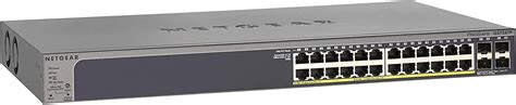 Buy NETGEAR 24 Port Gigabit PoE Ethernet Smart Managed Pro Switch With 4 SFP Ports Black