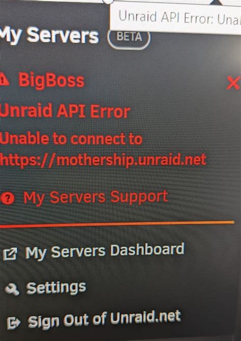 Failed Resolving Connect Plugin Support Unraid