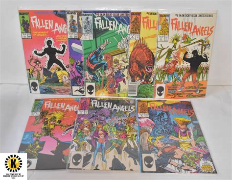 Marvel X Men Fallen Angels 1 8 Comic Set