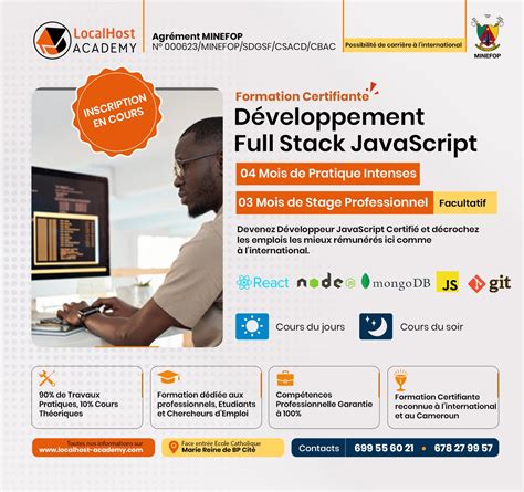 Formation En Développement Web Full Stack Js Localhost Academy