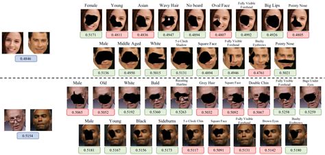 Visualization Of The Variations After Erasing Distinct Attributes The