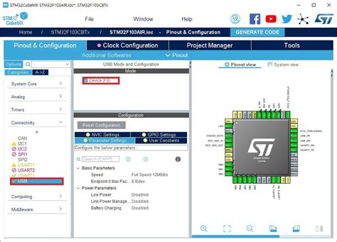 Mcus Stm32f103 Cdc 사용하기