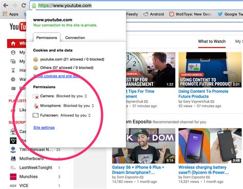 Pro Tip Chrome Already Has Similar Granular Permission Controls To