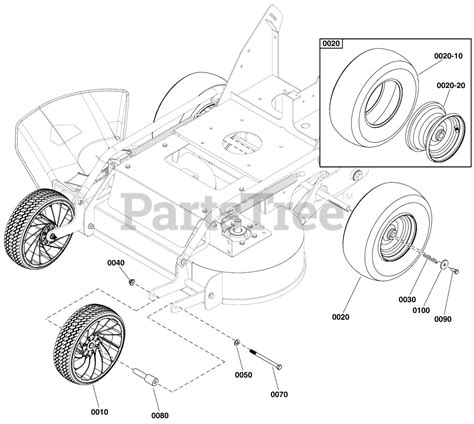 Ferris Fw 15 5901737 Ferris Fw15 Series 32 Walk Behind Mower 10hp Honda Wheel And Tire
