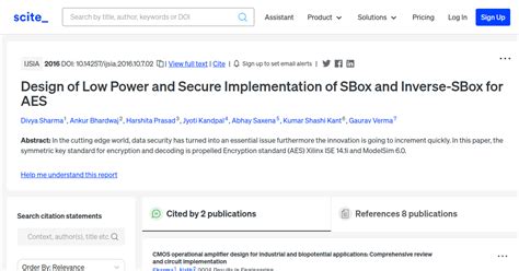 Design Of Low Power And Secure Implementation Of Sbox And Inverse Sbox For Aes