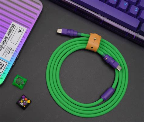 Apple Android Type C Charging Cable Custom Liquid Silicone Cable Charging Cable 100w PD Fast