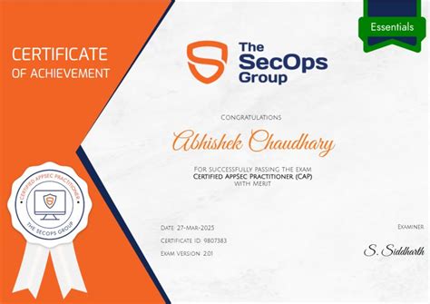 Cybersecurity Appsec Certification Ethicalhacking Networksecurity… Abhishek Chaudhary