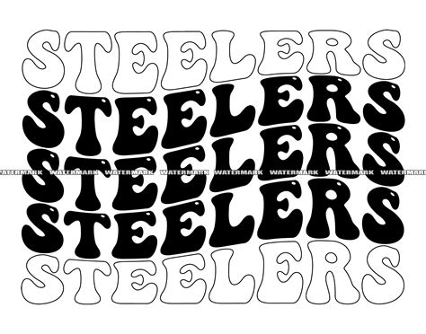 Steelers Logo Stencil