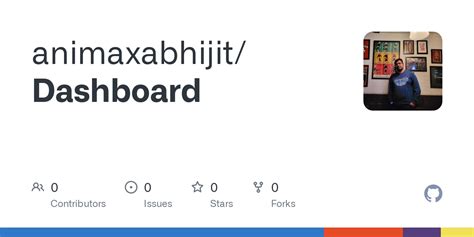 GitHub Animaxabhijit Dashboard