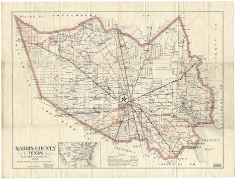 Harris County Elevation Map